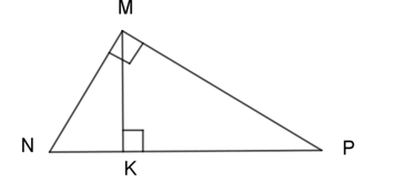 Cho tam giác MNP vuông ở M và có đường cao MK. a) Chứng minh VKNM \(\backsim \)VMNP \(\backsim ...
