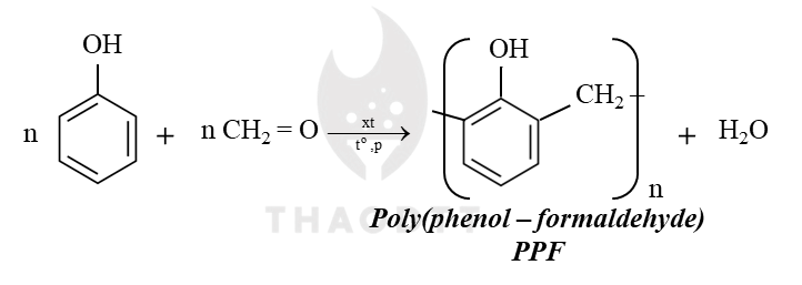 Poly(phenol-formaldehyde) (PPF) là polymer có tính cứng, chịu nhiệt, chống mài mòn và chống ẩm ...